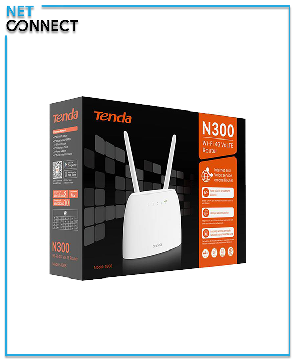 4G06 – 4G LTE WI-FI MODEM-ROUTER WITH SIM CARD SLOT – Netconnect